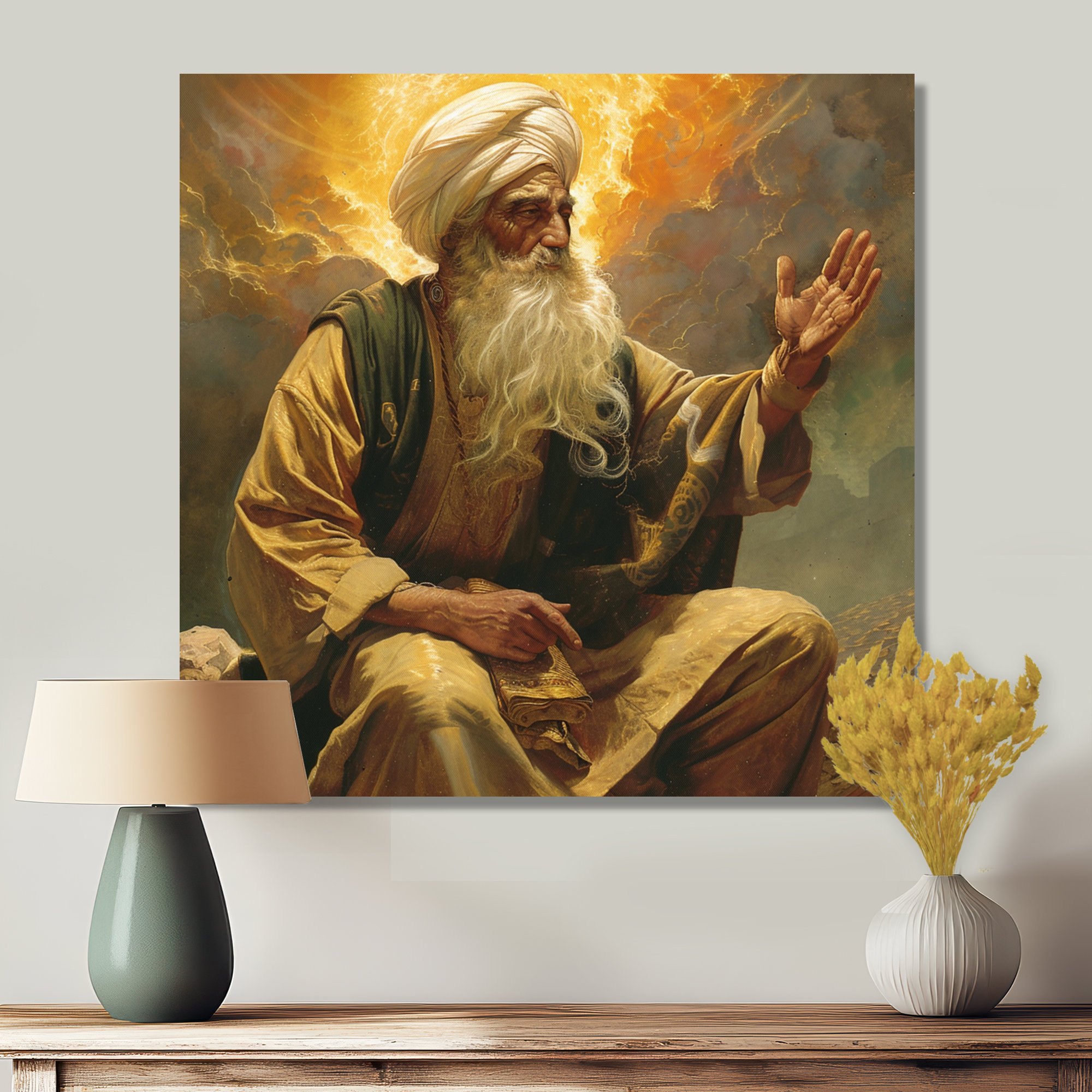Winston Porter The Prophet Messenger Of God - Religious Portrait Wall ...