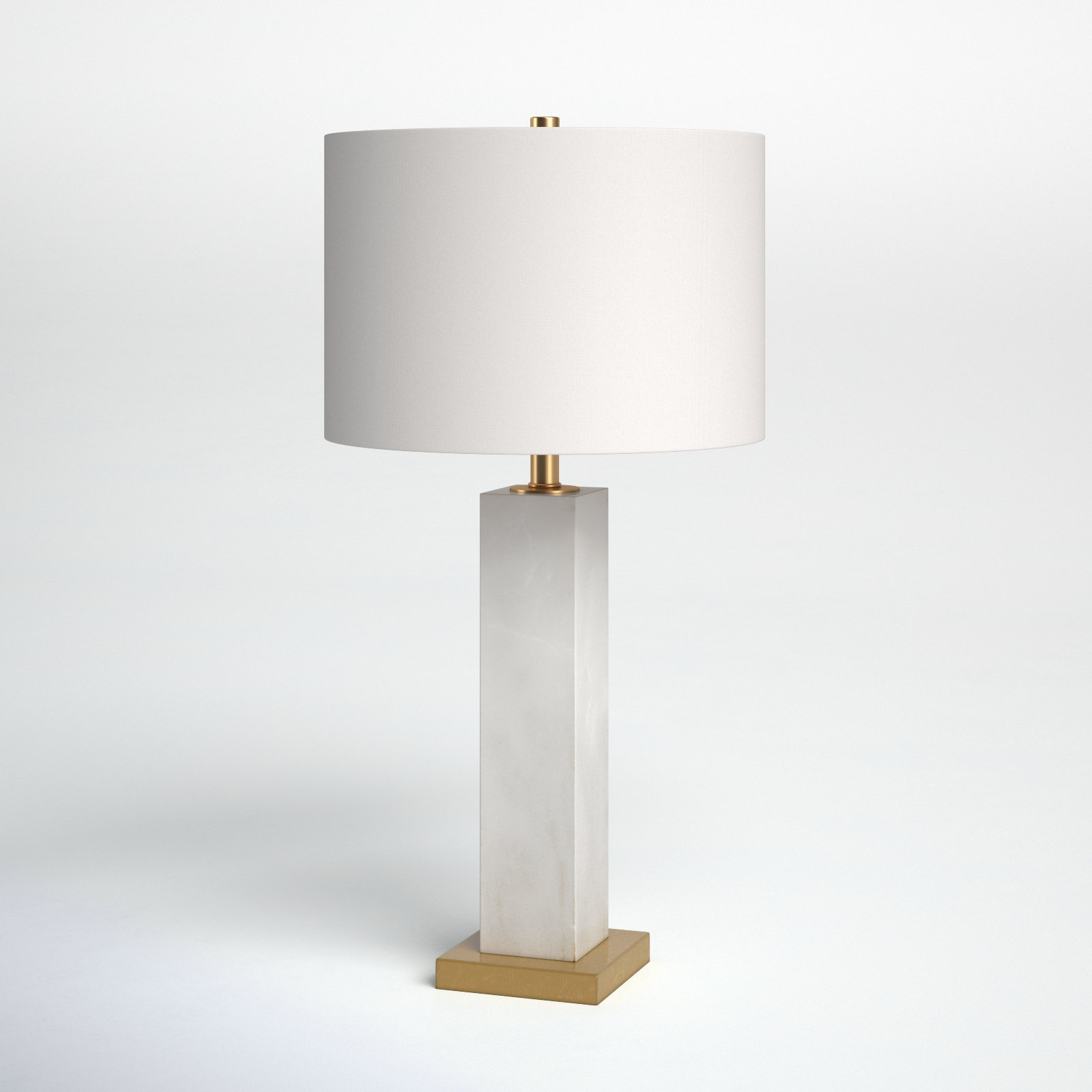 Birch Lane™ Gatlin 29" White/Sand Bronze Table Lamp & Reviews | Birch Lane