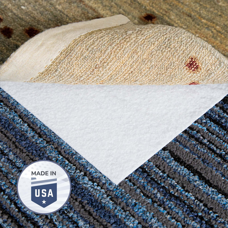 Symple Stuff Rug On Carpet Non-Slip Low Profile Rug Pad for Carpeted ...