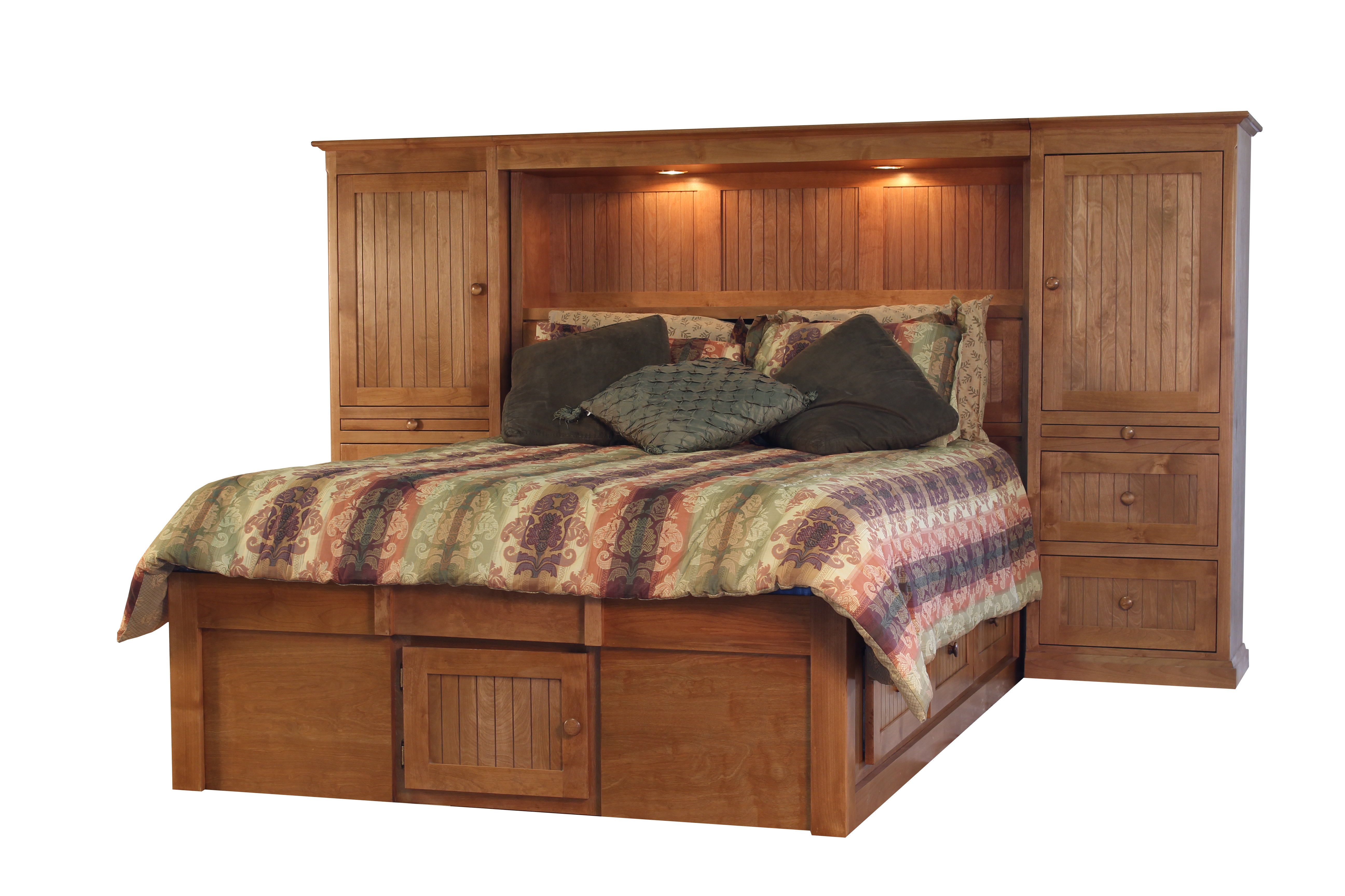 Loon Peak Cottage Mid Wall With Supersized Panel Headboard And Side ...