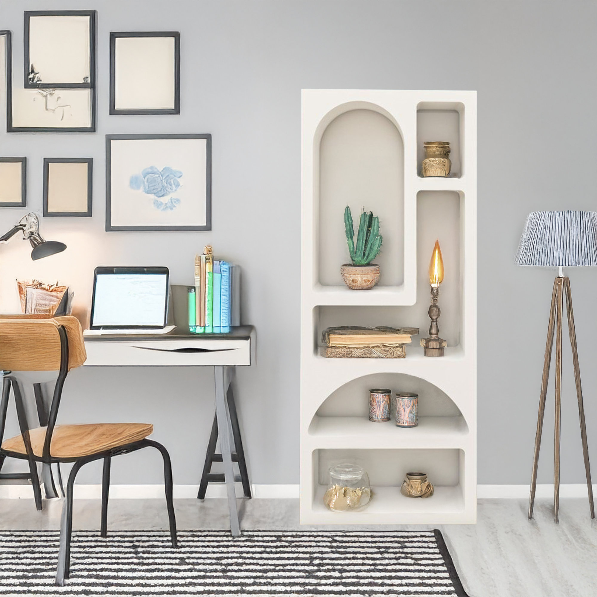 Hokku Designs Bohemian Geometric Bookcase - Wayfair Canada