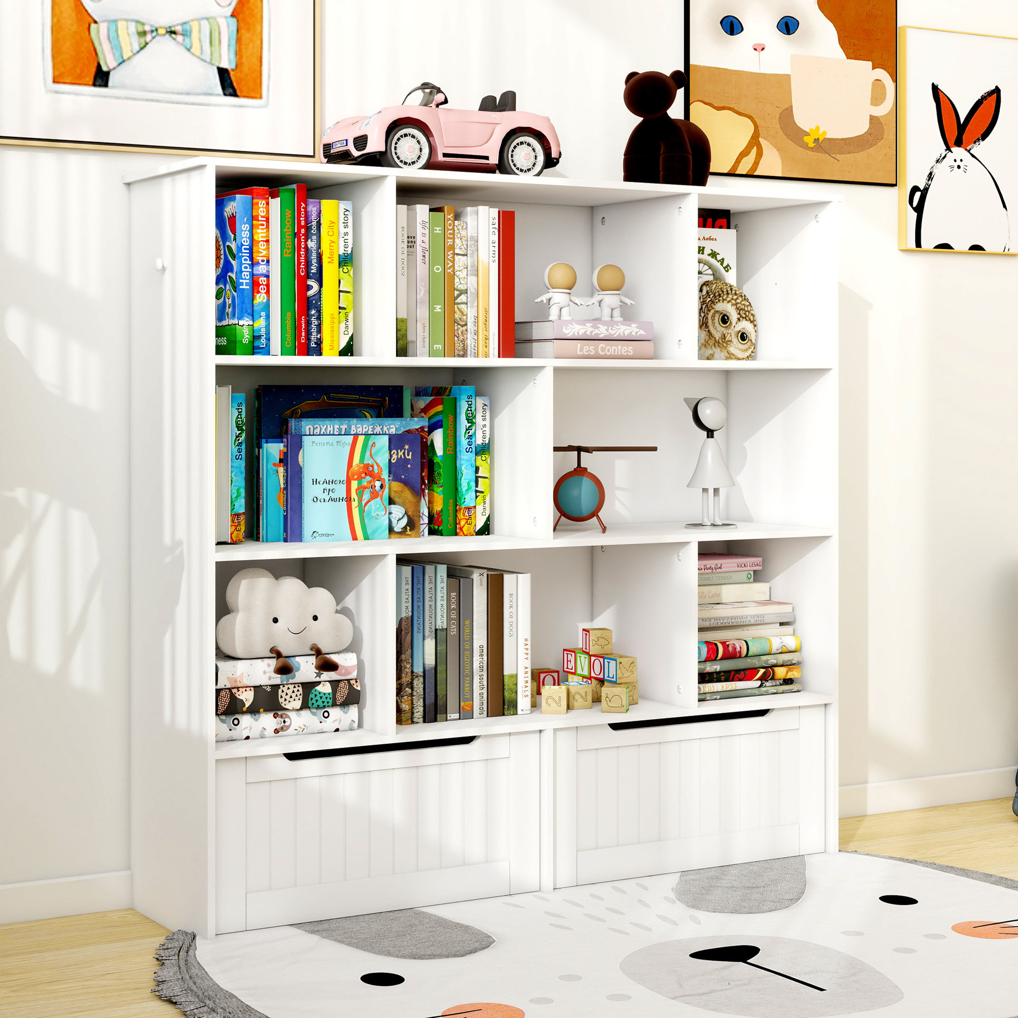 Lark Manor™ Toy Storage Organizer With 2 Movable Drawers, Multi ...