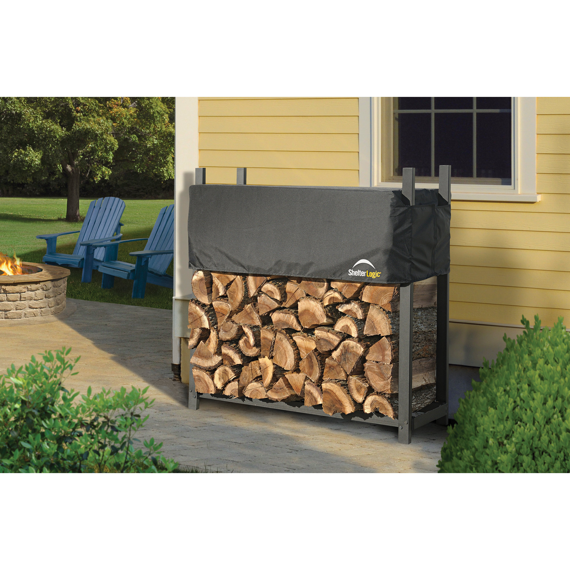 ShelterLogic Ultra Duty 14.2'' W Metal Log Rack & Reviews | Wayfair