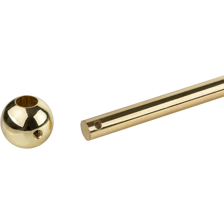 UNIQANTIQ HARDWARE SUPPLY Brass Plated Morris Chair Rod for Reclining ...