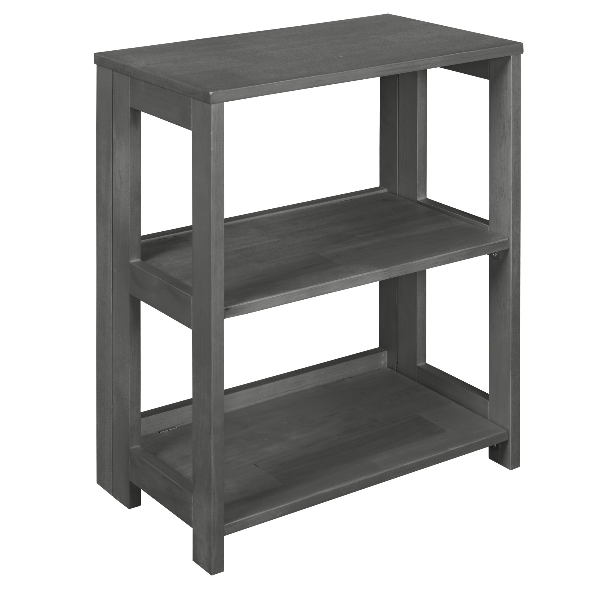Rebrilliant Belue 28" H x 22" W Solid Wood Etagere Bookcase & Reviews ...