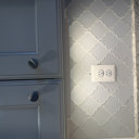 WS Tiles Water Jet Series 3.5" x 4.25" Straight Edge Glass Mosaic Tile ...