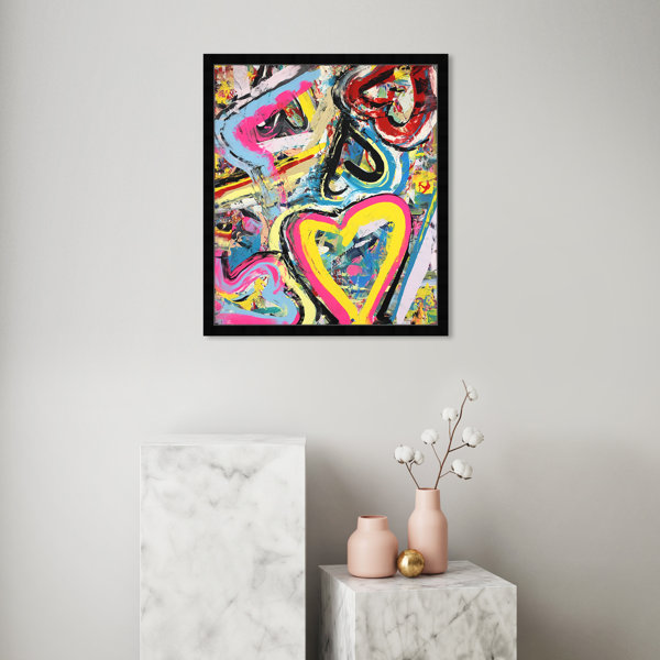 Oliver Gal " Balloons Urban Heart Graffiti " by Tiago Magro on Paper ...