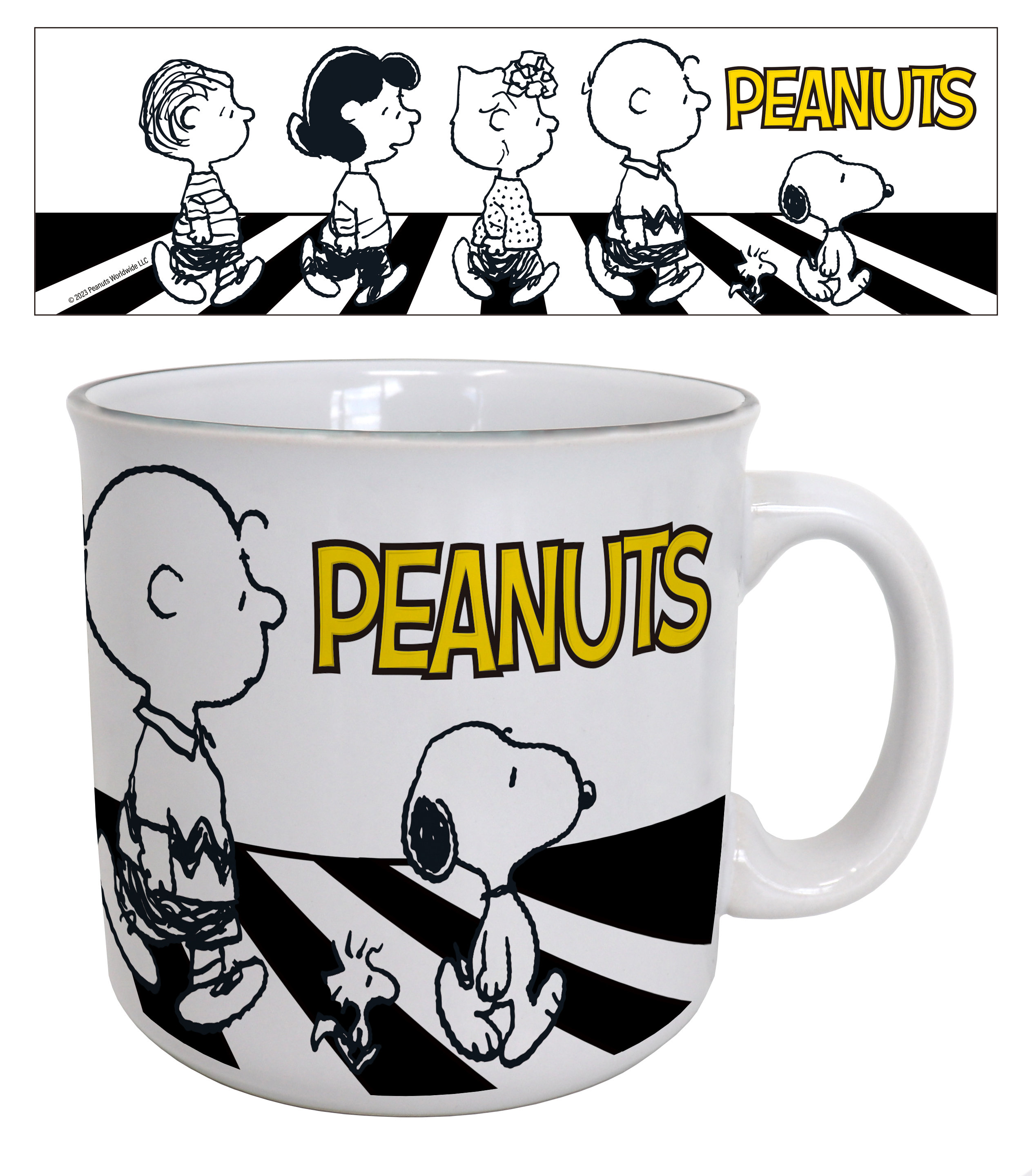 Pyramid America Peanuts - Crosswalk 20oz. Camper Mug | Wayfair