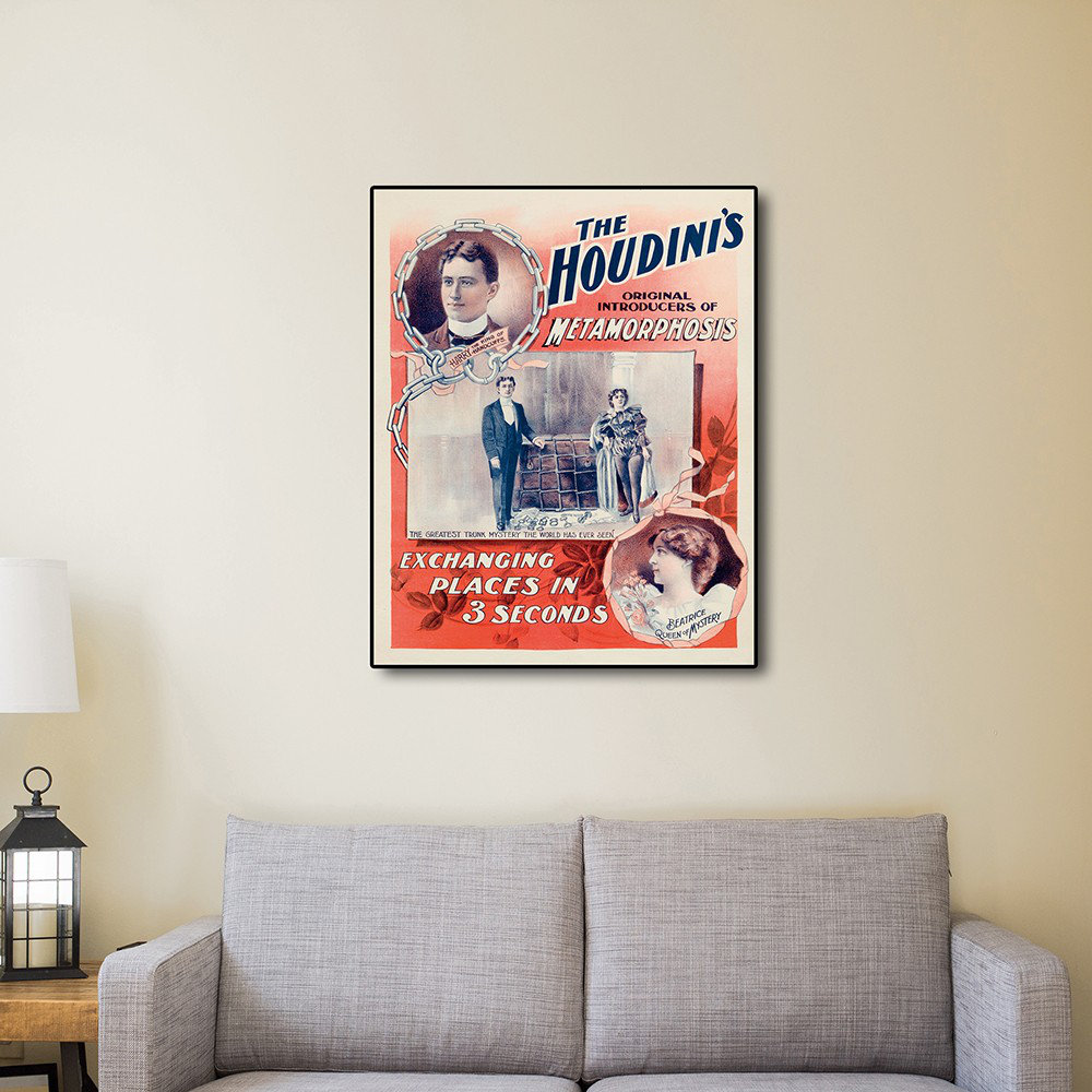 Astoria Grand The Houdini's Metamorphosis Vintage Magic Unframed Print ...
