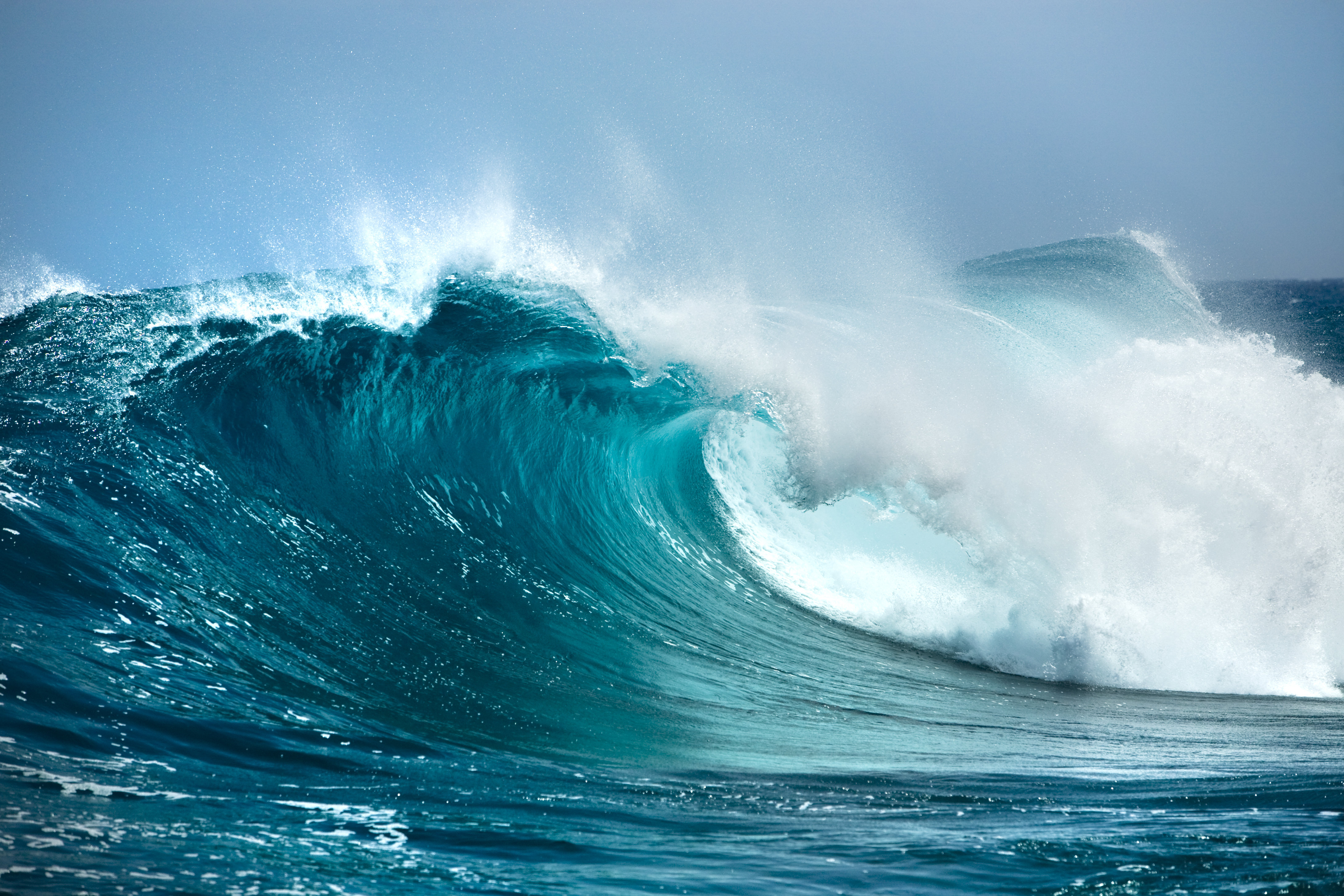 Highland Dunes Ocean Wave by Irabell - Wrapped Canvas Photograph | Wayfair
