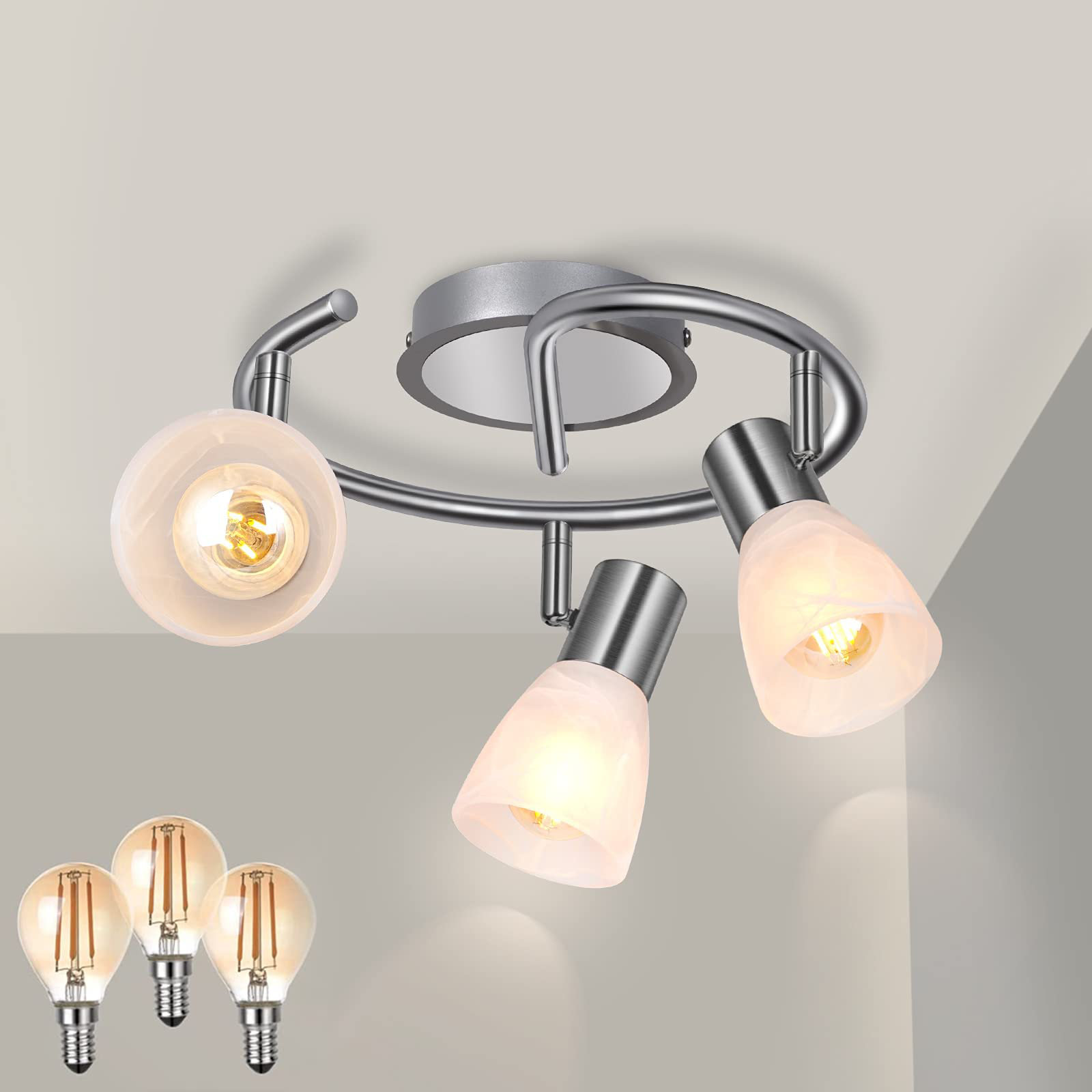 MIBOPA 3-Light Round Spot Lights Kit | Wayfair