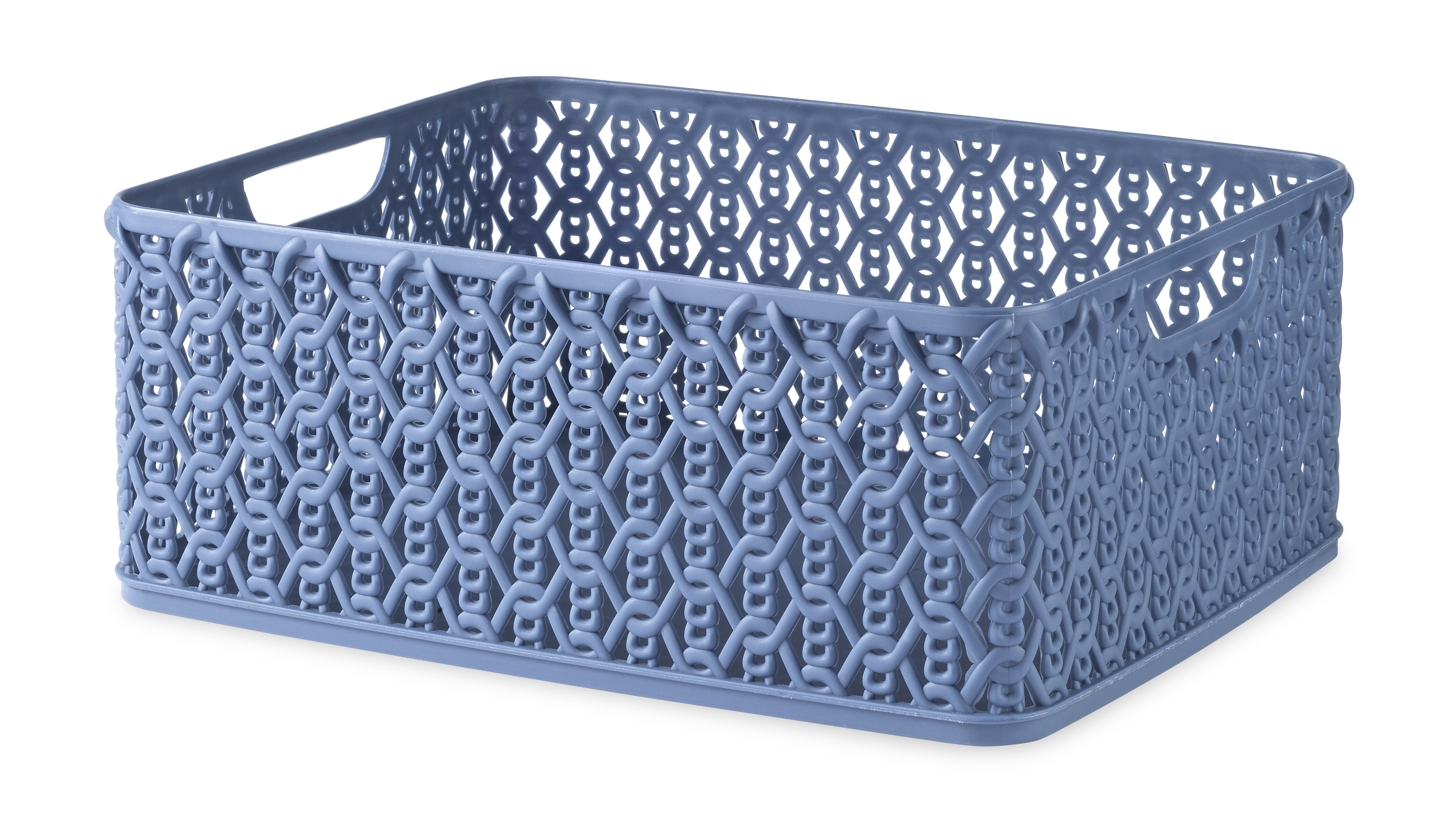 Whitmor Link Stitch Resin Form Rectangular Tote | Wayfair