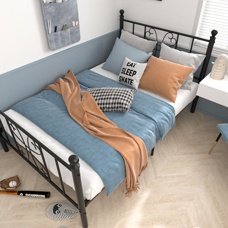 Lark Manor Alsa 42.1'' Steel Bed Frame & Reviews | Wayfair