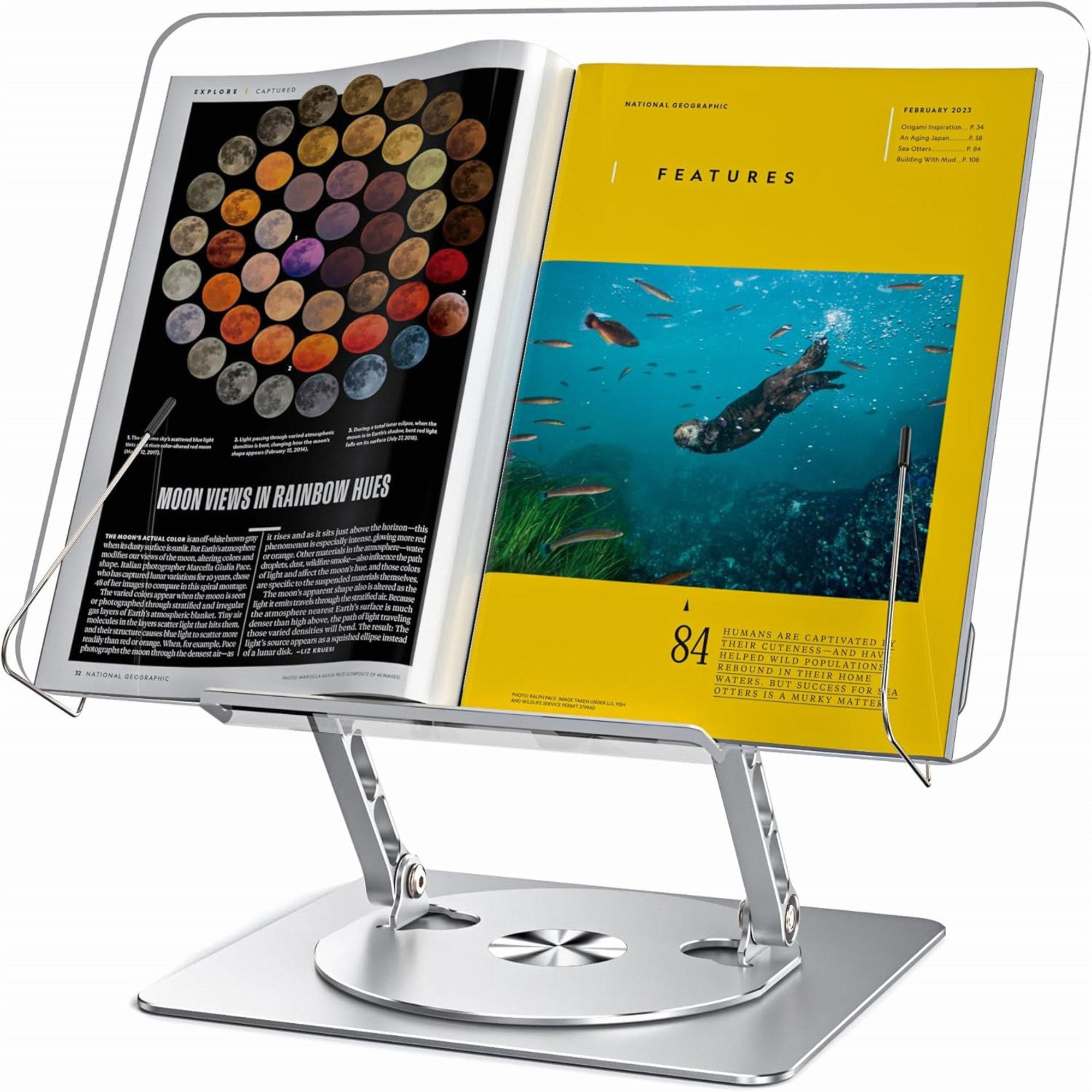 OLVOK Adjustable Book Holder With 360° For Reading - Wayfair Canada