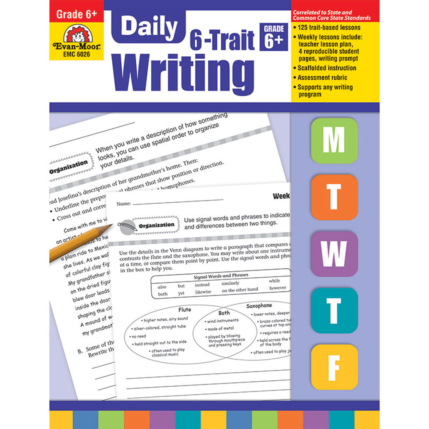Evan-Moor Daily 6 Trait Writing Grade 6 Book | Wayfair
