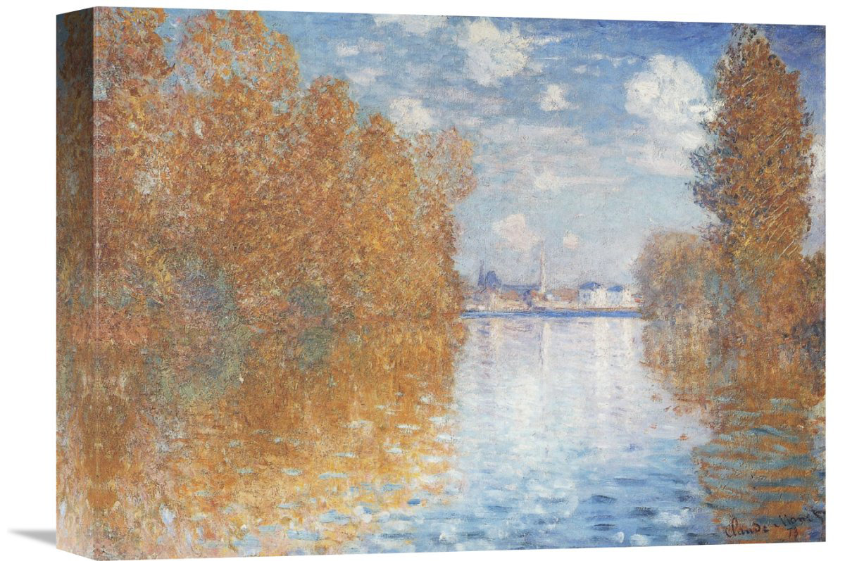 Vault W Artwork Autumn Effect At Argenteuil, 1873 On Canvas by Claude ...