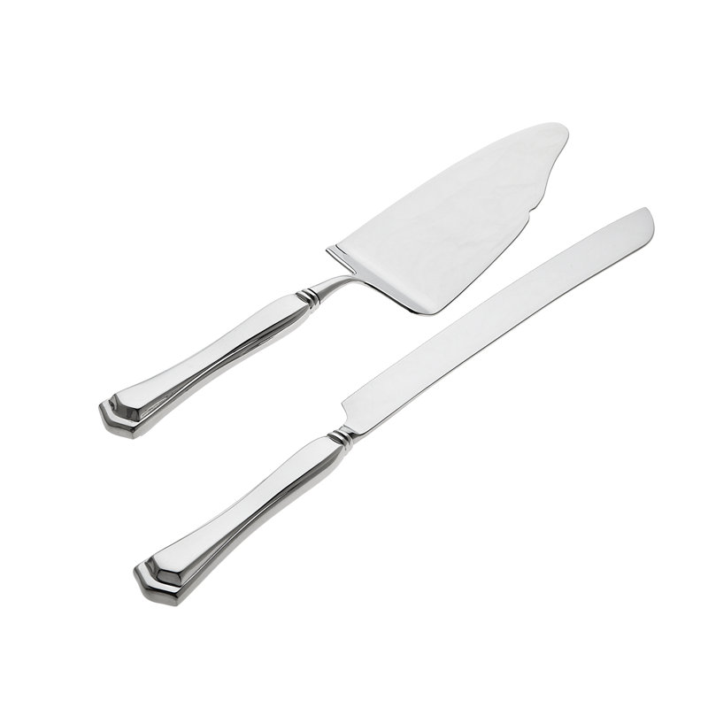 Godinger Silver Art Co Francesca 18/10 Stainless Steel Cake Server Set ...