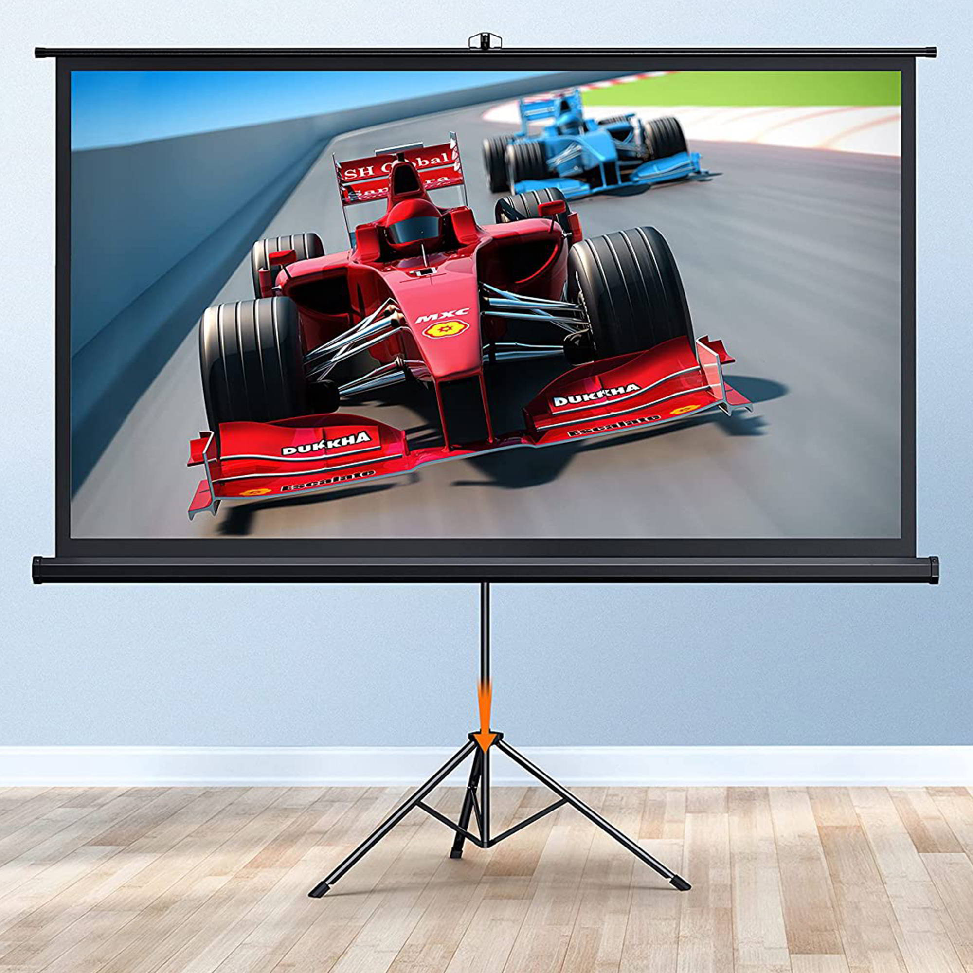 BestOffice White 49'' x 87'' Portable Tripod Projector Screen & Reviews ...