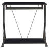 Ebern Designs Alastair 30-Inch Computer Desk With Keyboard Tray Black ...