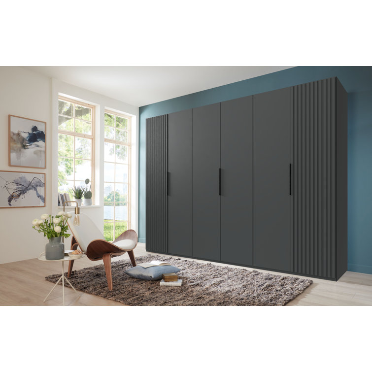 Brayden Studio Ameeran 6 Door Manufactured Wood Wardrobe | Wayfair.co.uk