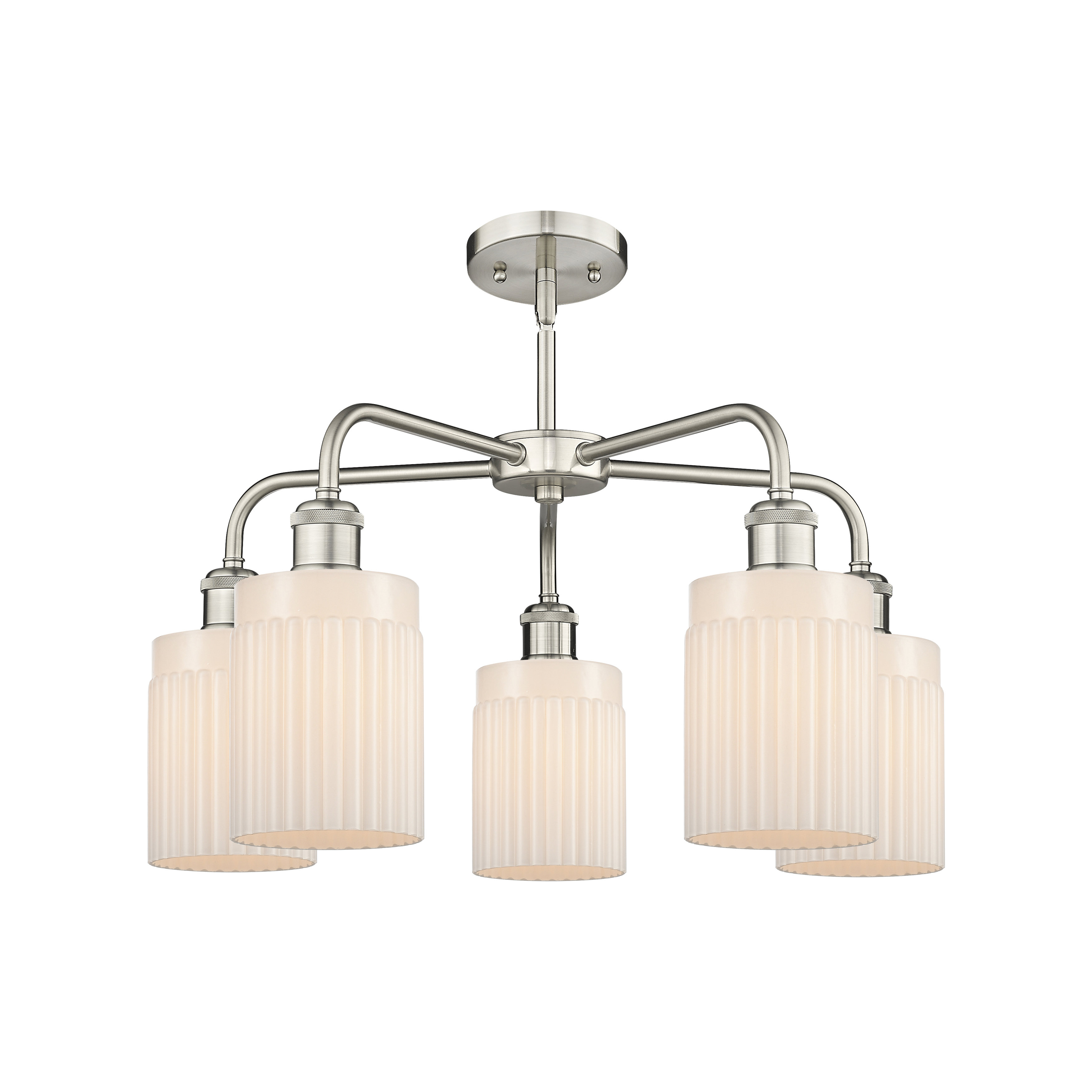 Breakwater Bay Neco 5 - Light Steel Dimmable Drum Chandelier | Wayfair