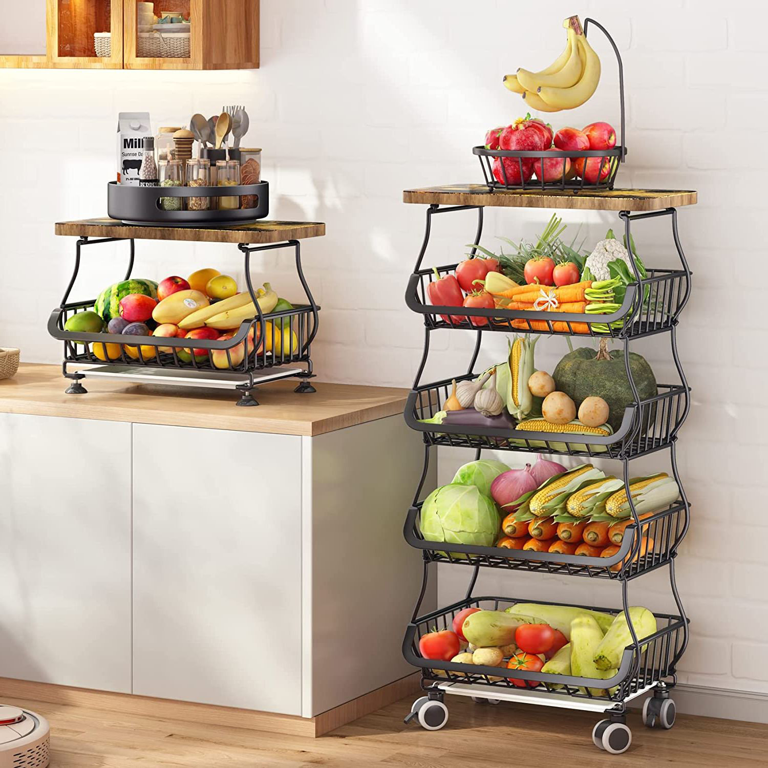 A Home Metal Fruit And Vegetable Storage - Wayfair Canada