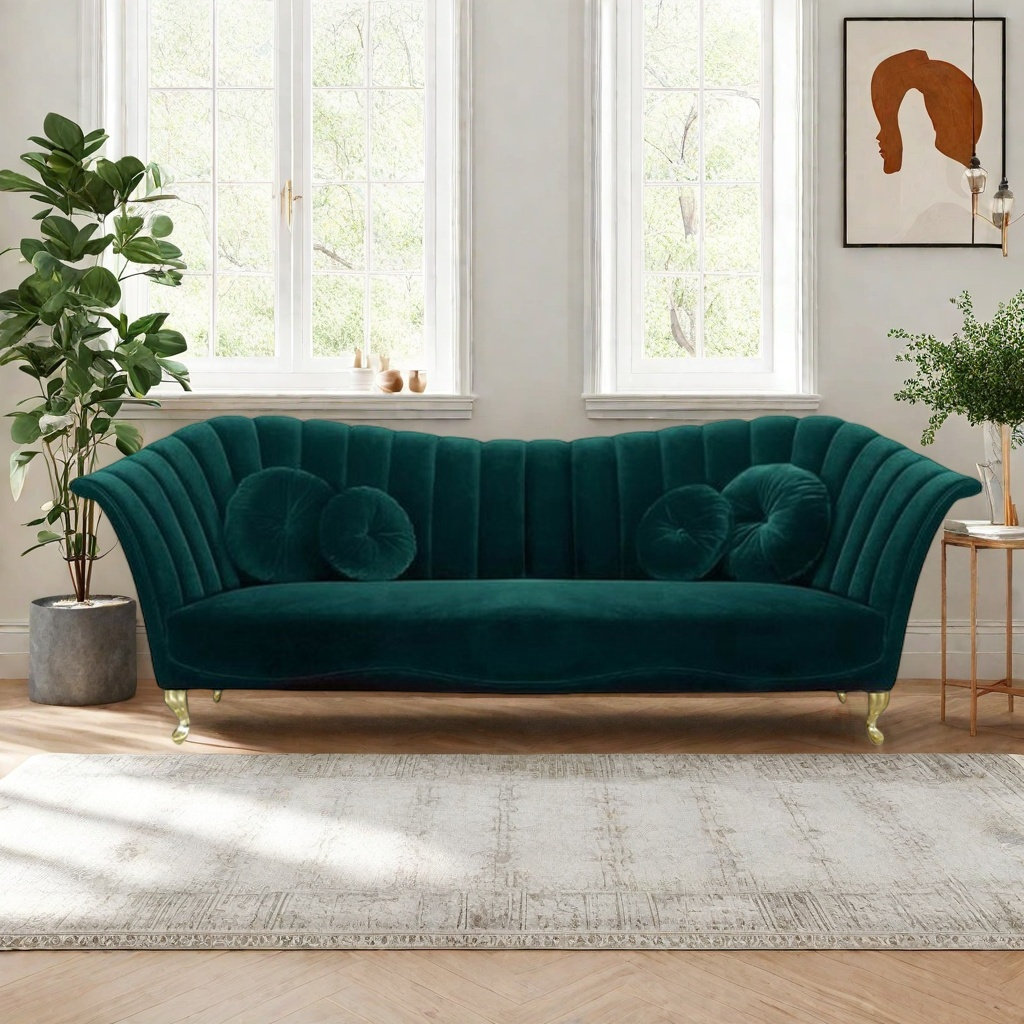 Walkoly Modern Simple Light Luxury Fabric Sofa | Wayfair