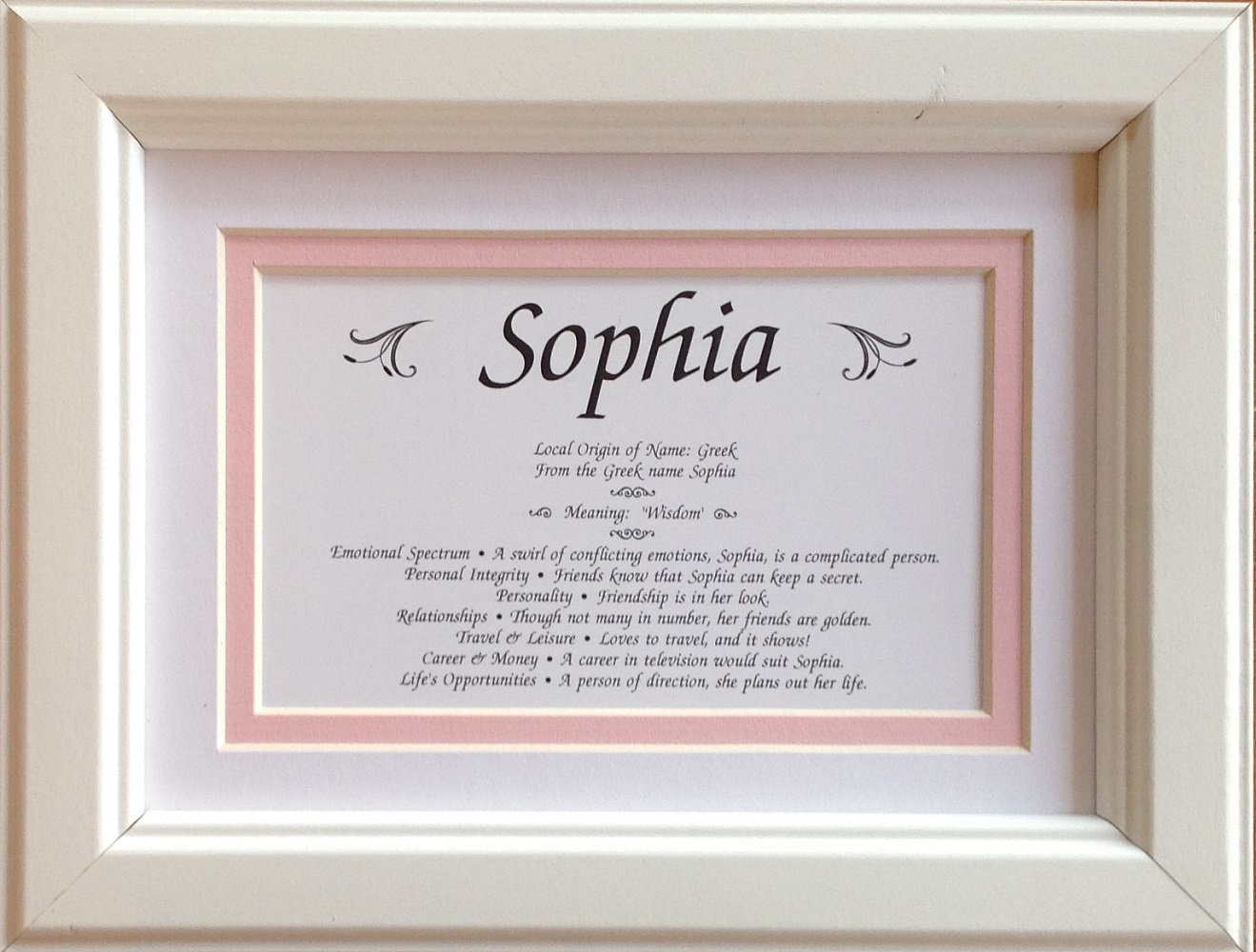 Peter Townsend's Irish Collection 5X7 First Name Meaning Framed (Girl ...