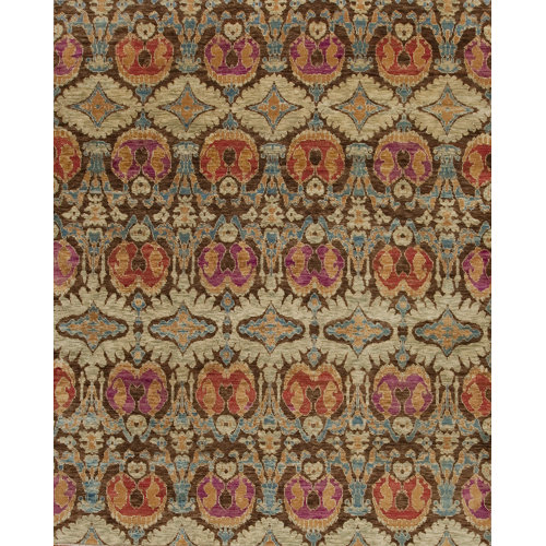 Samad Rugs Vogue Ikat Hand-Knotted Wool Area Rug | Perigold