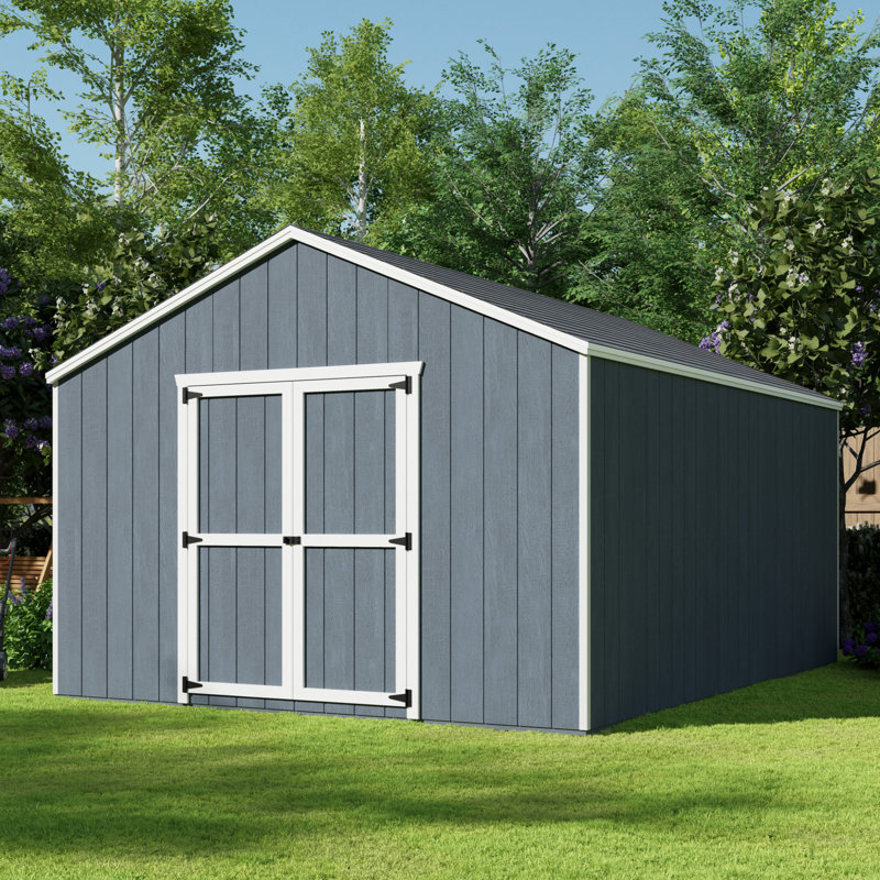 Little Cottage Co. Value Gable Outdoor Wood Storage Shed & Reviews ...