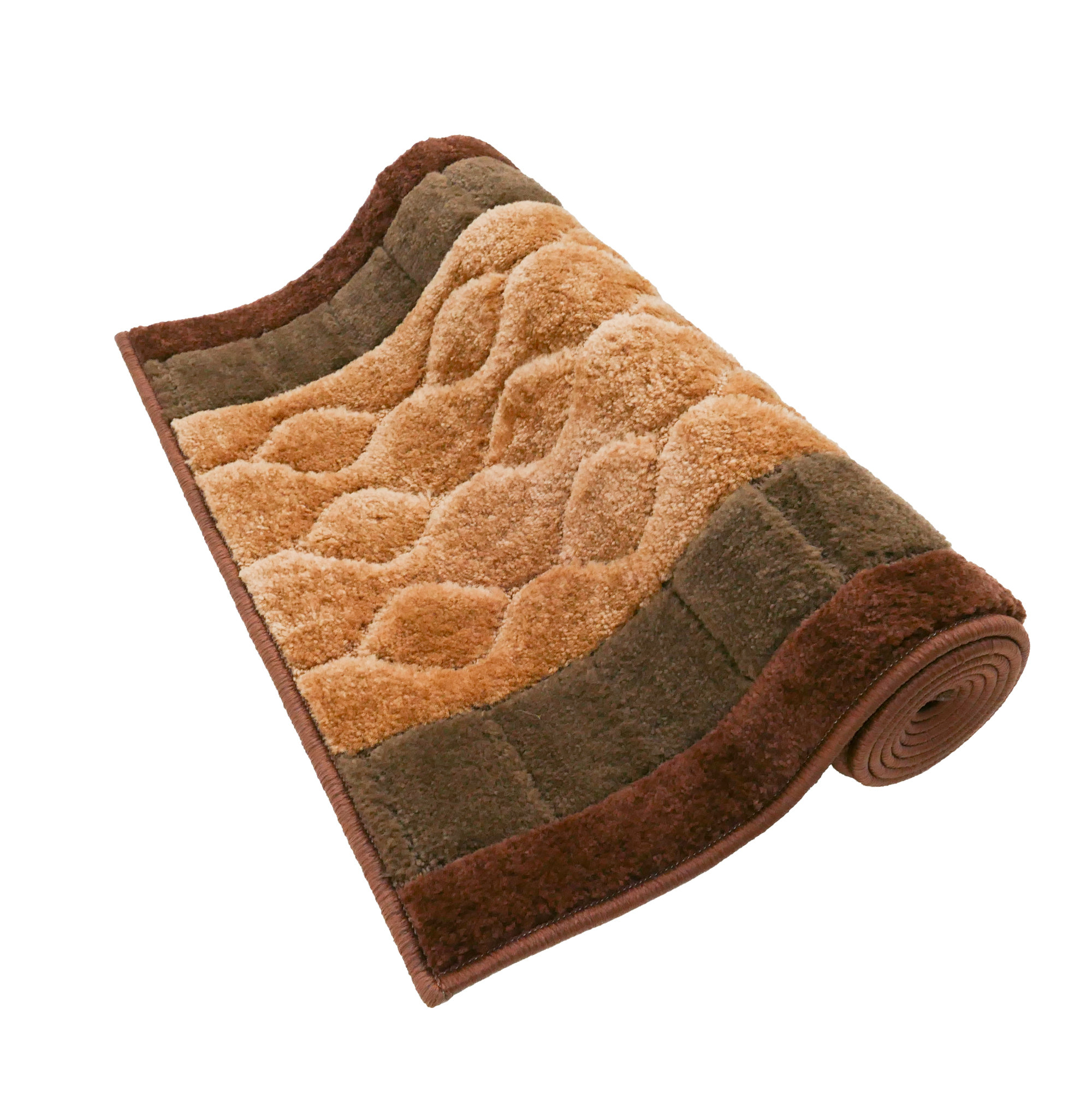 Purhome Custom Size Anti-Slip Machine Washable Medium Profile Circles ...