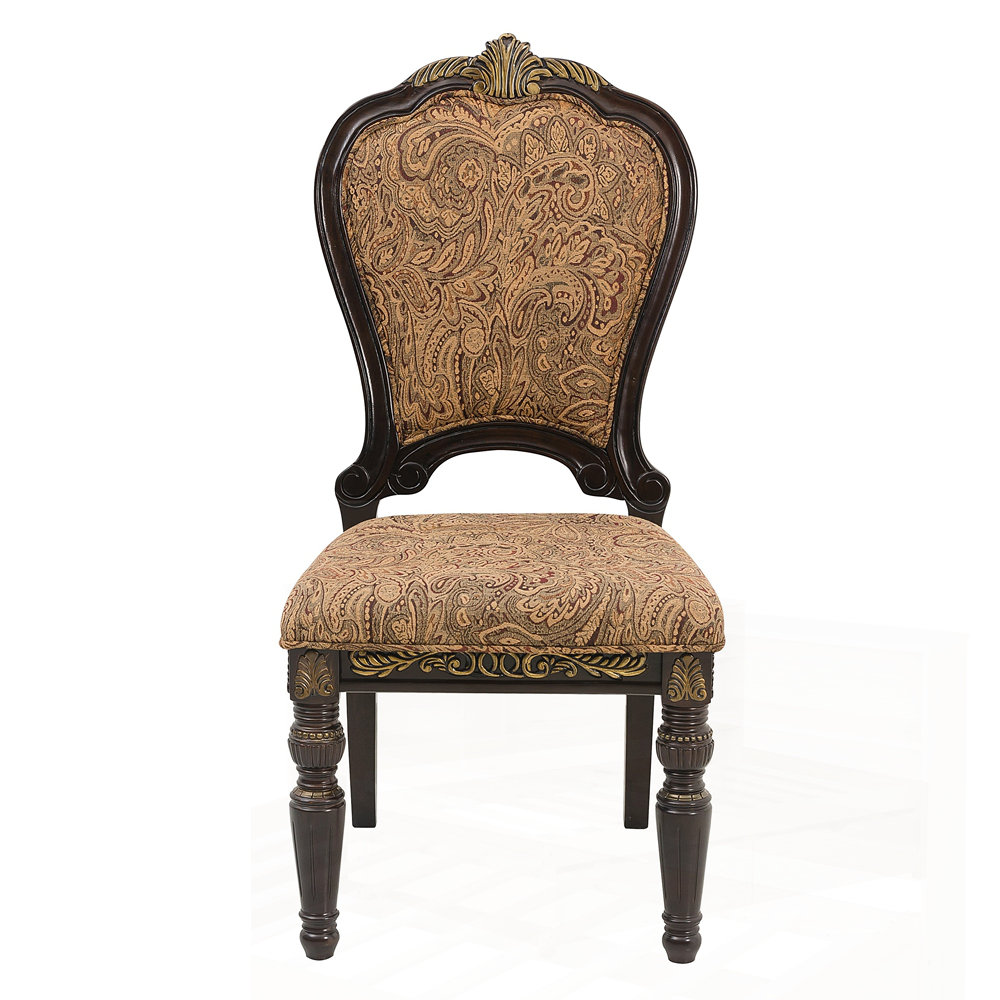 Bloomsbury Market Traditional Formal Side Chairs, Cherry Finish with ...