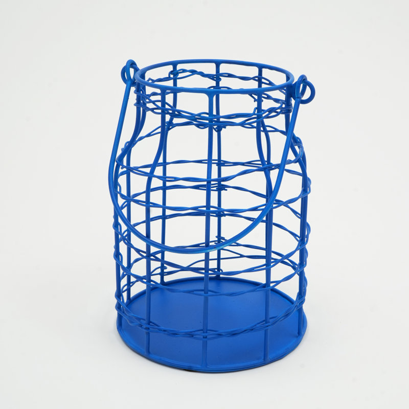 ExpoBazaar Funk Fusion Lantern, Blue | Wayfair