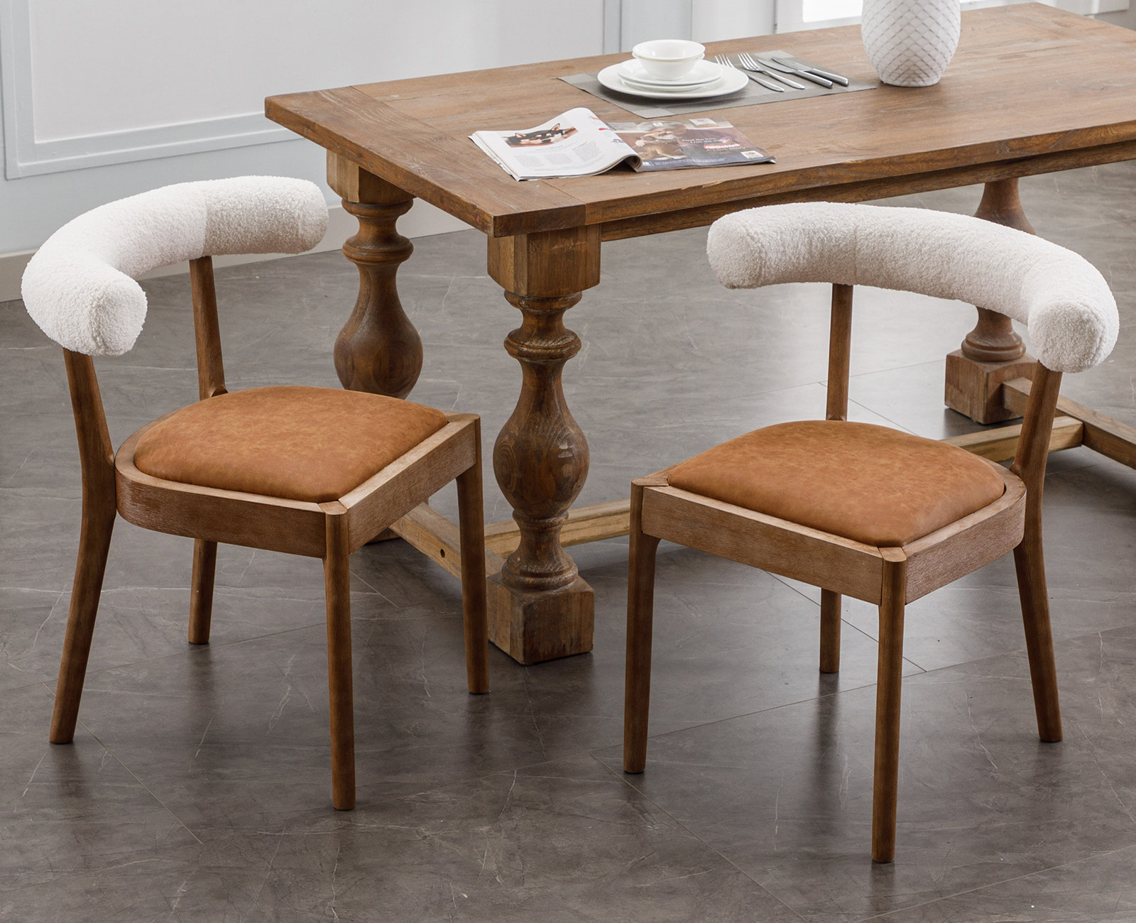 Ophelia & Co. Ayman Solid Back Side Chair | Wayfair