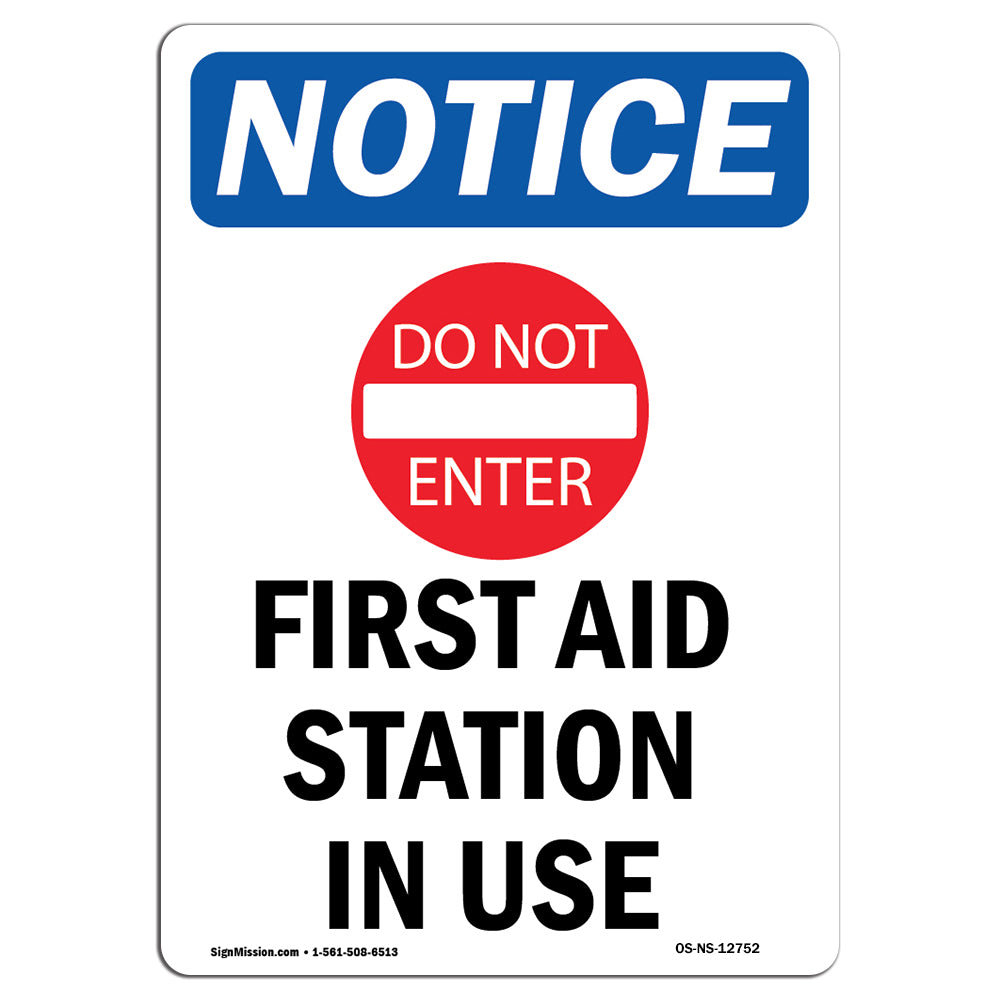 SignMission First Aid Station in Use Sign | Wayfair