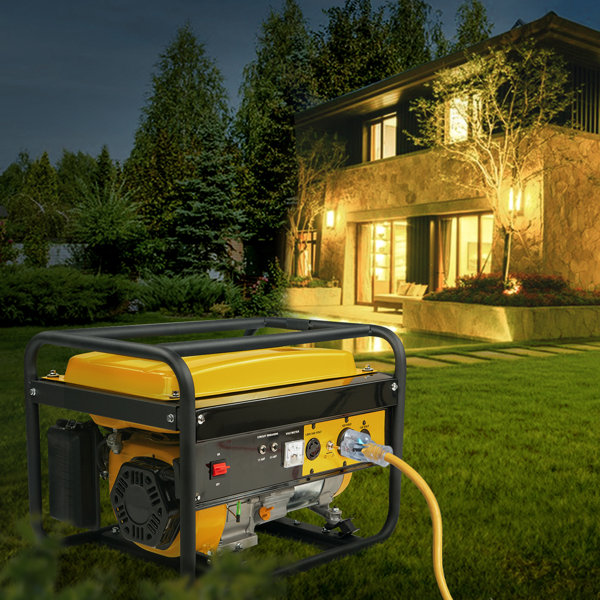 VEVOR 15-Amp Generator Extension Cord, 25 Feet, 125V 1875W Heavy Duty ...