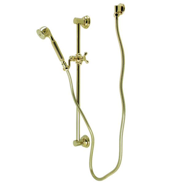 Kingston Brass Made to Match Shower System with Slide/Grab Bar and Hand ...