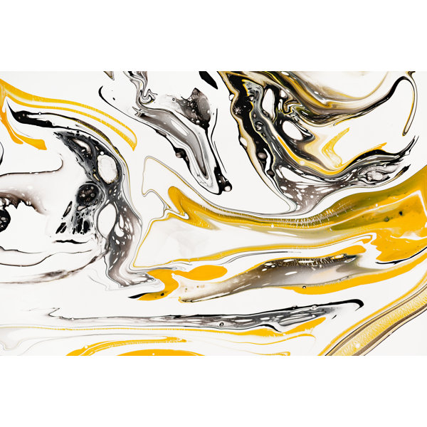 Orren Ellis " Mixture Of Acrylic Paints " Painting Print | Wayfair