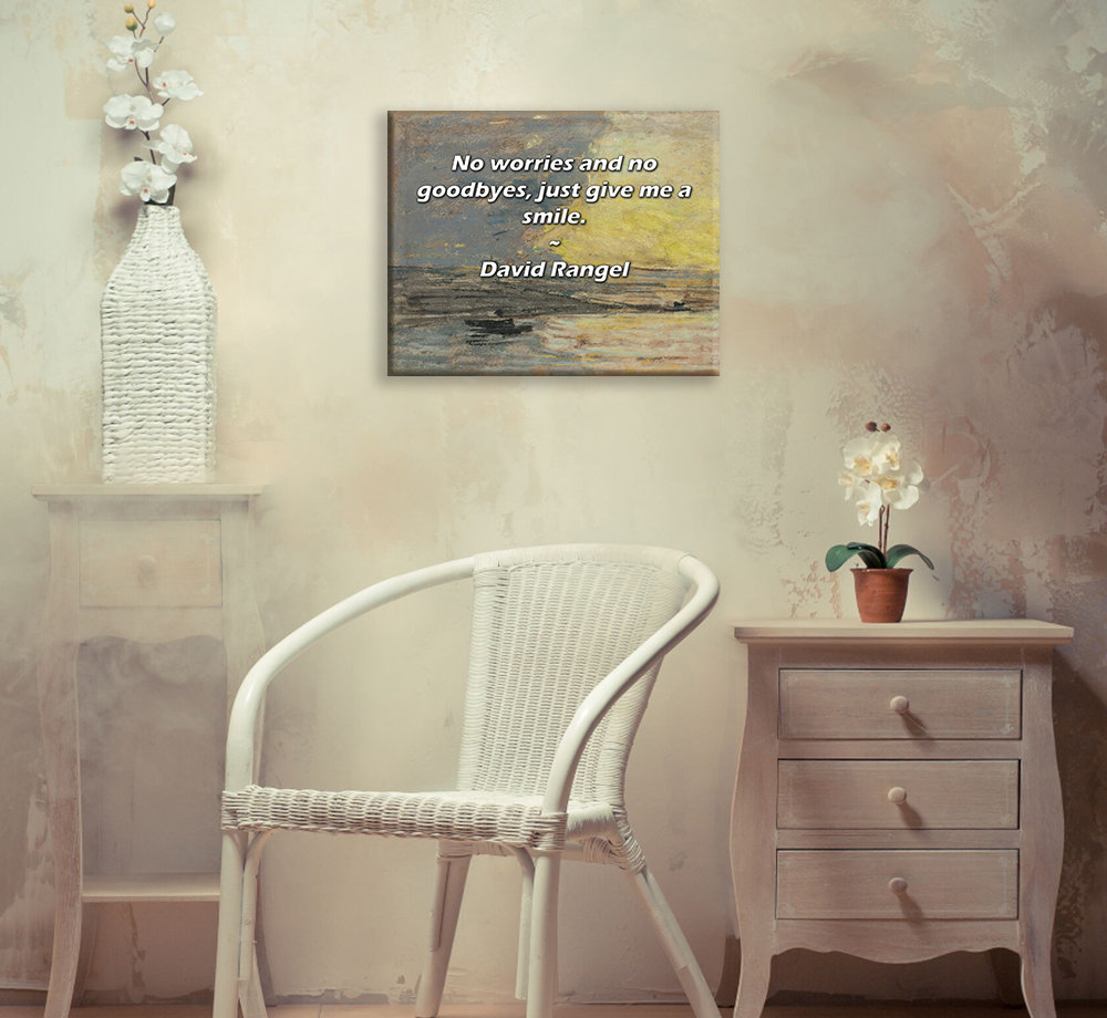 Dovecove Gallery Wrapped Canvas By David Rangel: "No worries and no ...