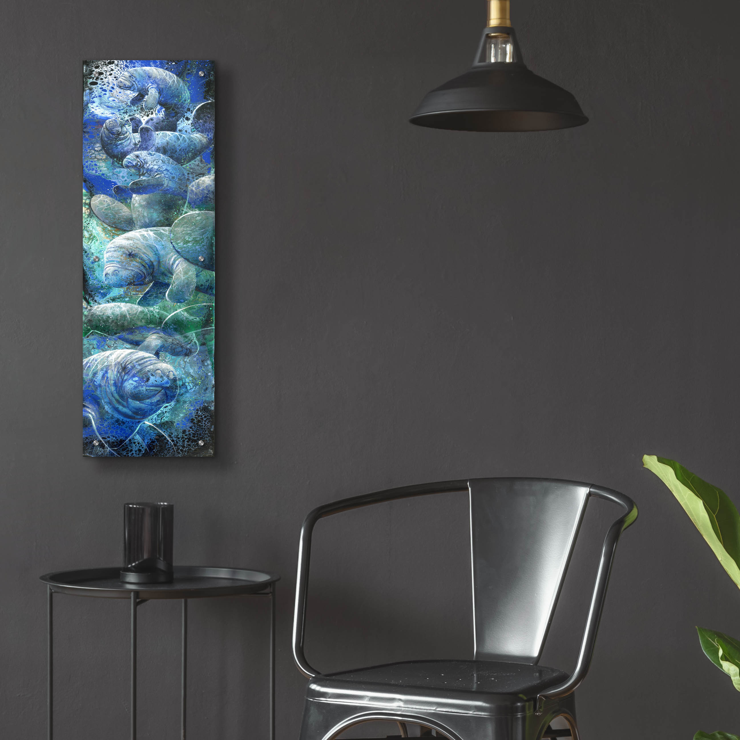 Highland Dunes 'Sea Cow Ballet' by James Mazzotta Acrylic Glass Wall ...