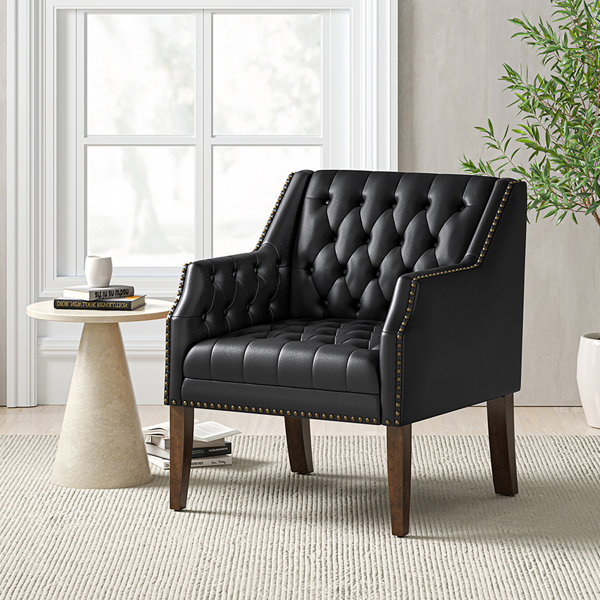 Red Barrel Studio® Lavdie Faux Leather Armchair | Wayfair