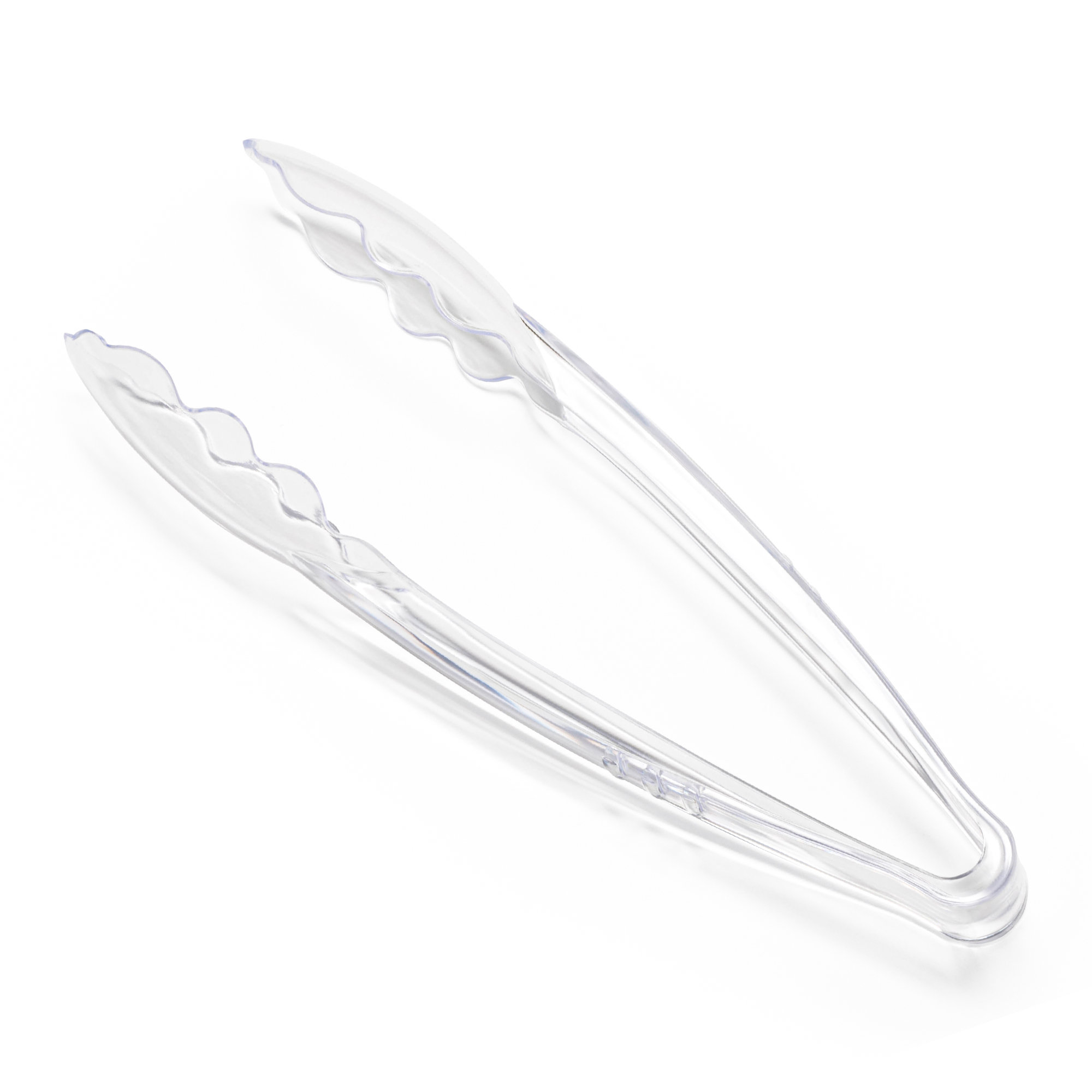 Smarty Had a Party 9" Clear Disposable Plastic Serving Tongs | Wayfair