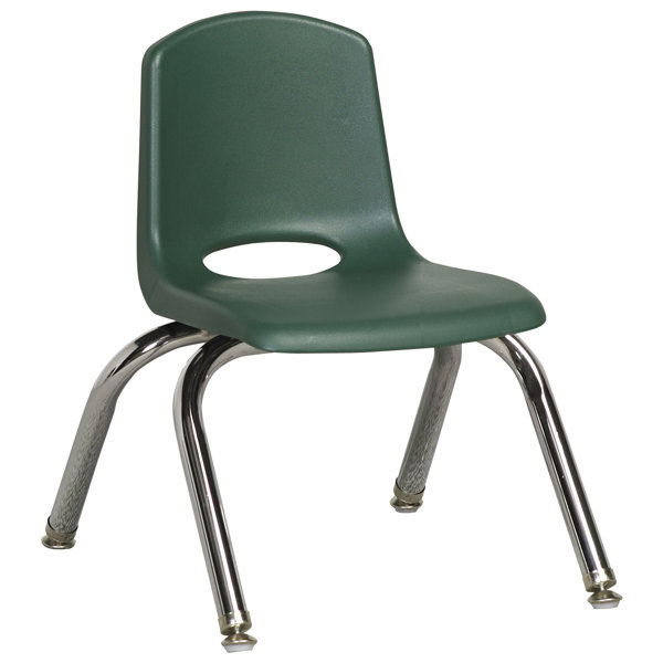 Factory Direct Partners Stackable Swivel Glide Classroom Chair ...