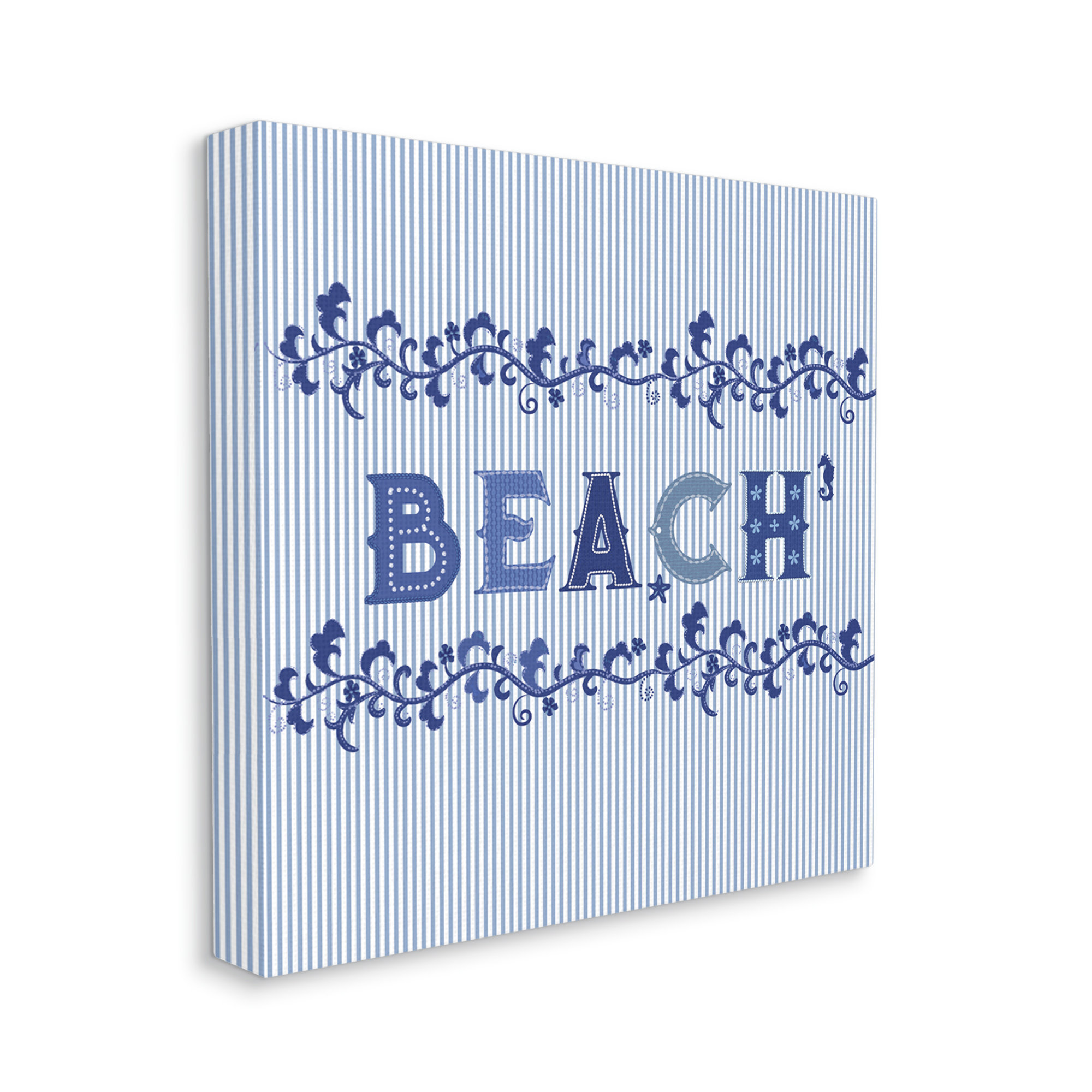 Highland Dunes Striped Beach Letters by Sharon Lee | Wayfair