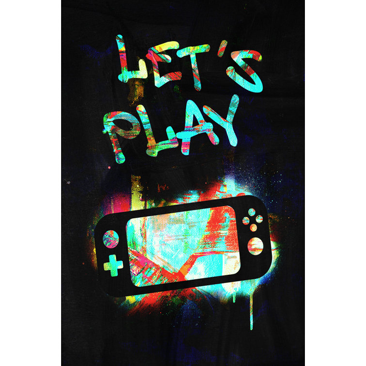 17 Stories Gamer Tag III On Canvas by Victoria Barnes Print - Wayfair ...