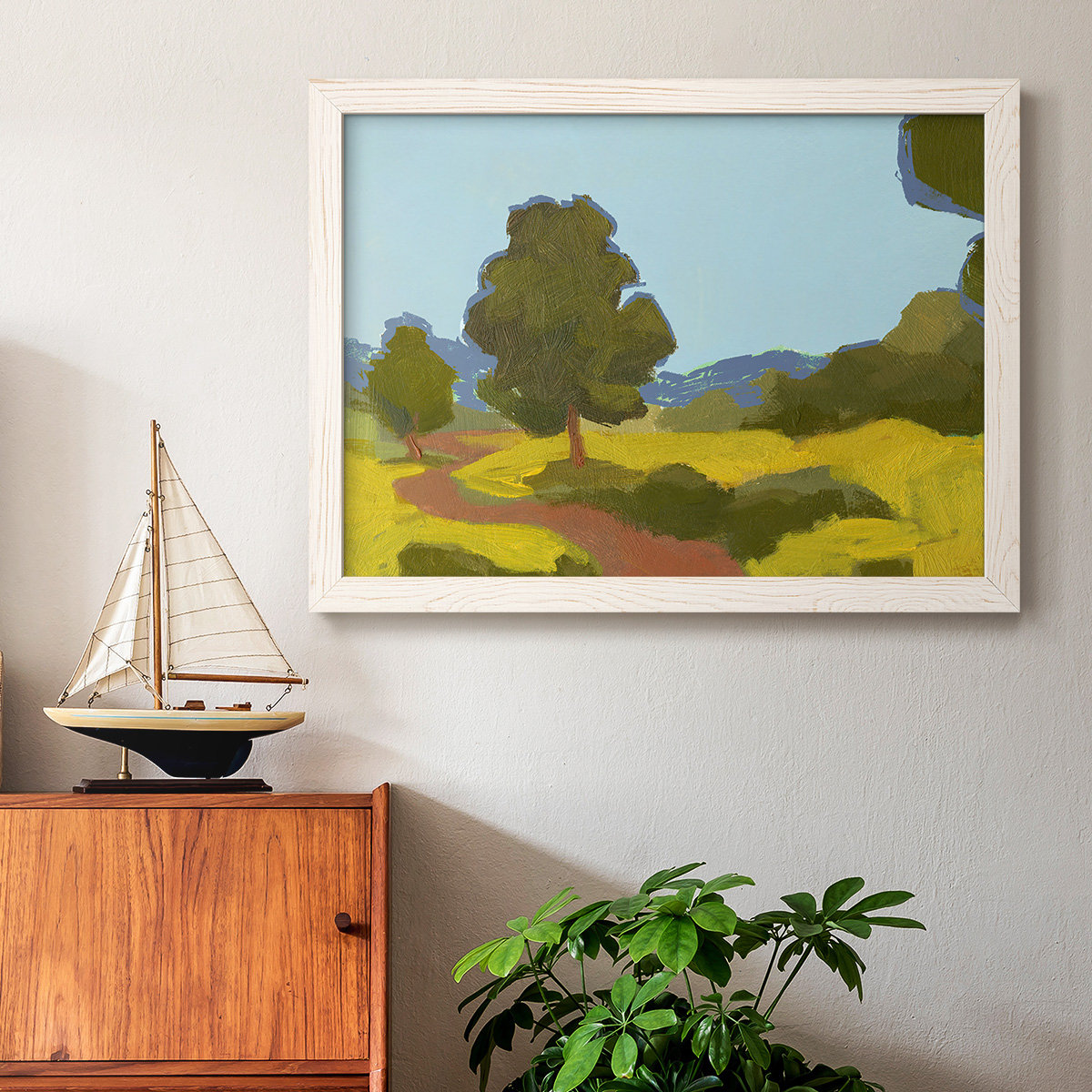 Winston Porter Bright Park I Framed On Canvas Print | Wayfair