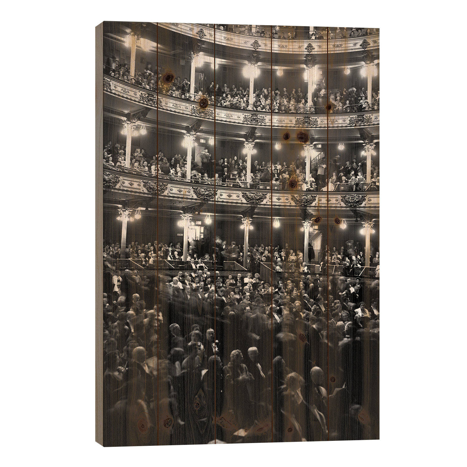 Wildon Home® " 1960s Audience In Seats And Balconies Of The Academy Of ...