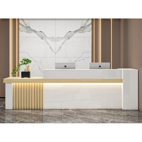 Orren Ellis Reception Counter Reception Desk Cosmetics Hairdressing ...