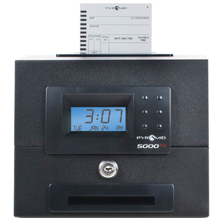 Pyramid 5000+HD Heavy Duty Auto Totaling Time Clock | Wayfair