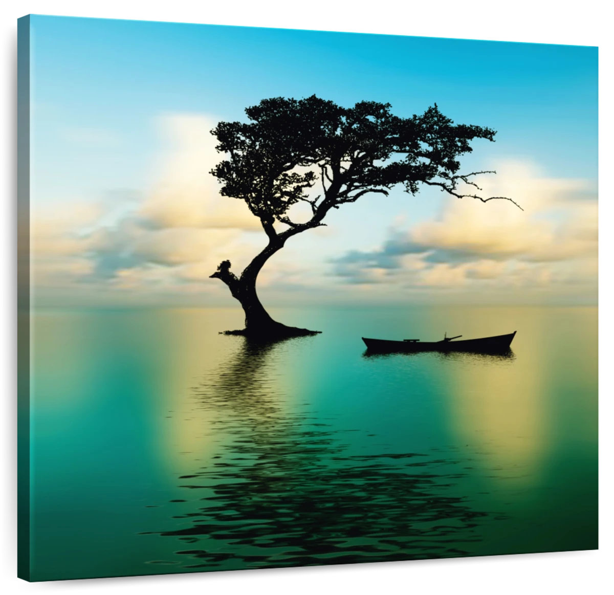 Bungalow Rose Kerrick Tree Over Water | Wayfair